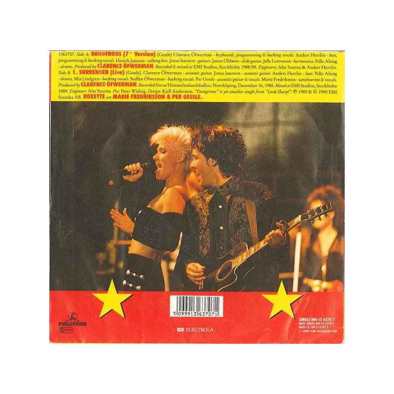 ROXETTE - DANGEROUS (ED. 1990)