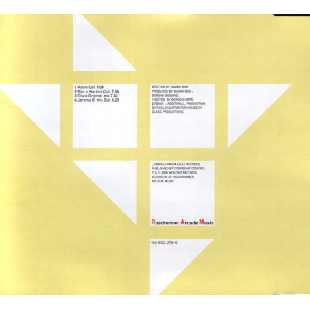 HOUSE OF GLASS - DISCO DOWN (ED. 2000)